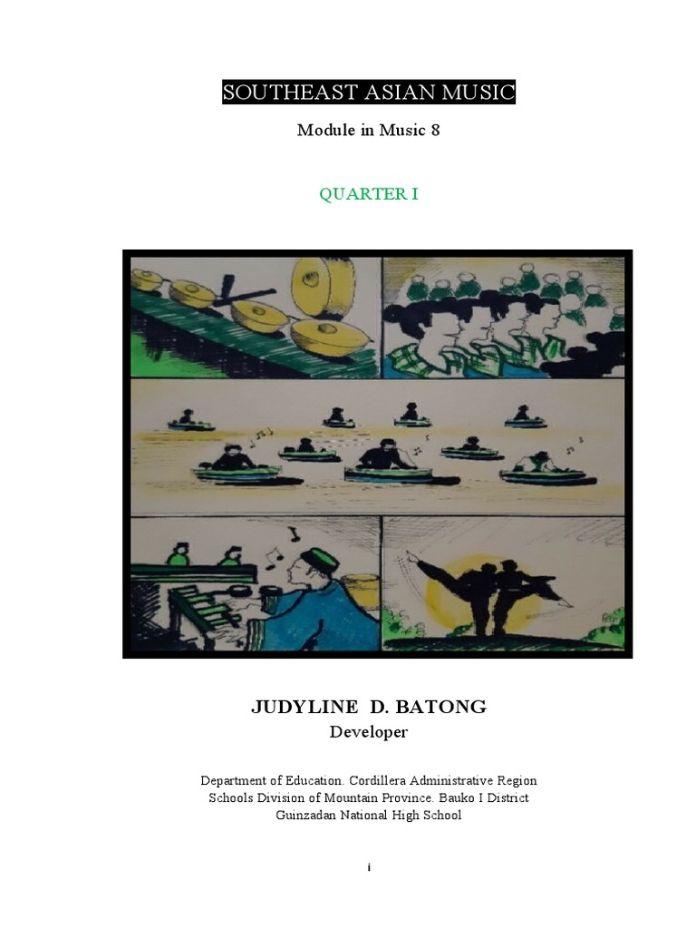 SOUTHEAST ASIAN MUSIC - Grade 8 | PDF | Performing Arts