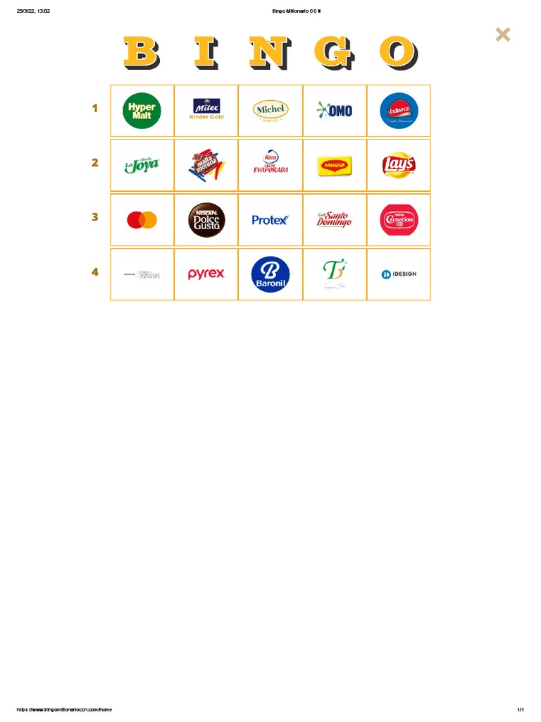 Bingo Millonario CCN 1 | PDF