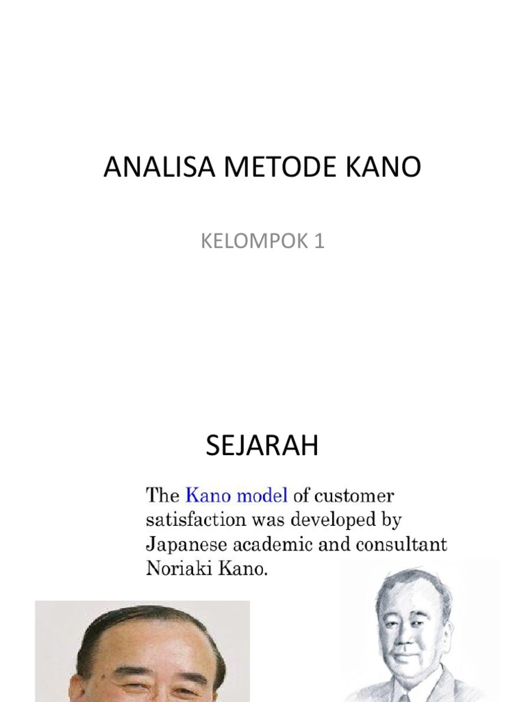 ANALISA METODE KANO (Presentasi) | PDF | Bisnis