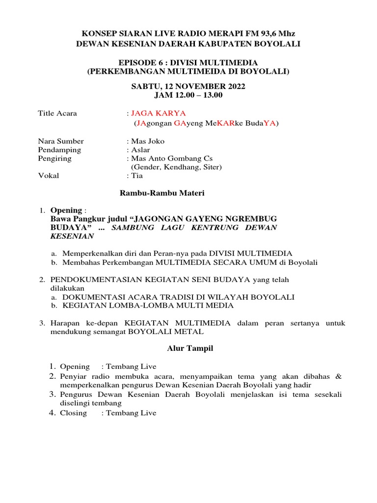 Divisi Multi Media | PDF