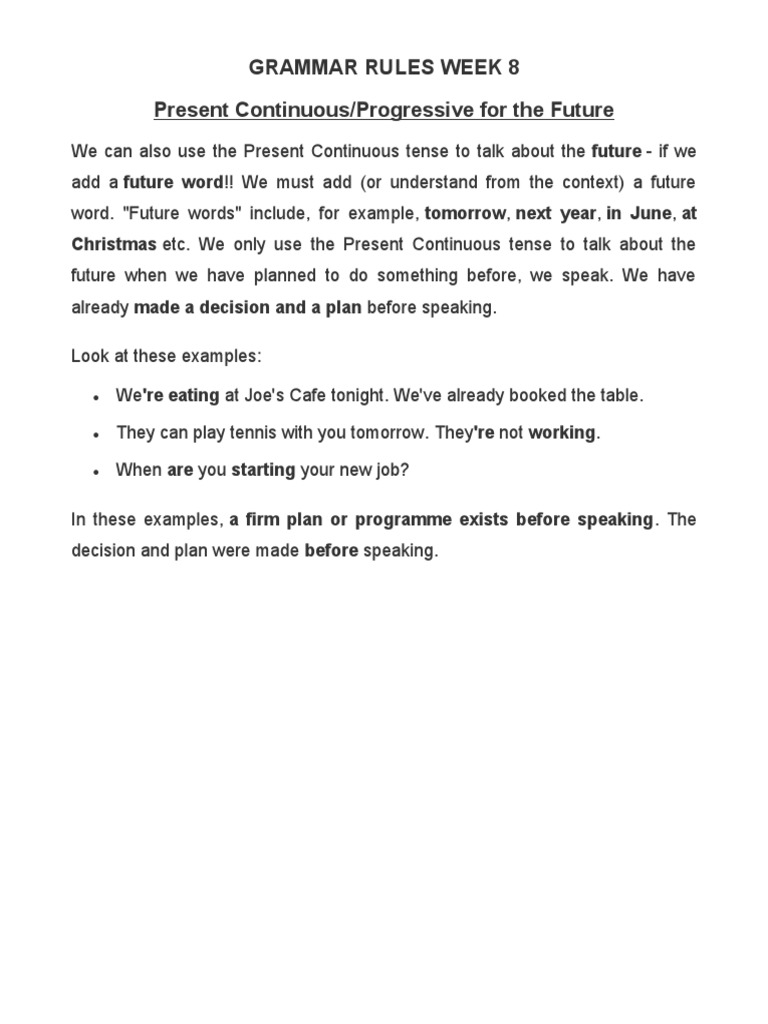 Future Tenses in English Grammar | PDF | Verb | Grammatical Tense