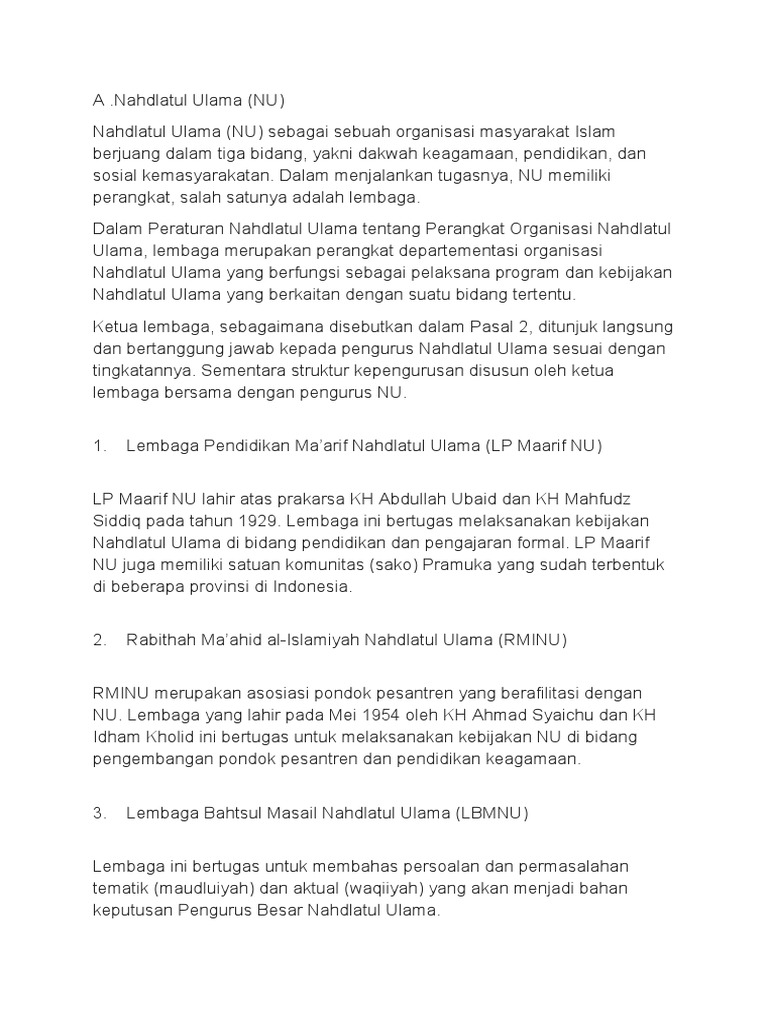 Materi Organisasi Organisasi Atau Hukum Di Indonesia Dan Fungsi Nya | PDF