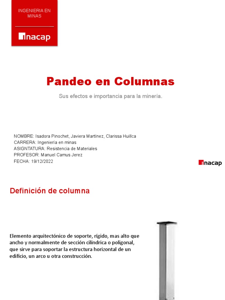 Ppt_resistencia_pandeo de Columnas (1) | PDF | Pandeo | Física Aplicada ...