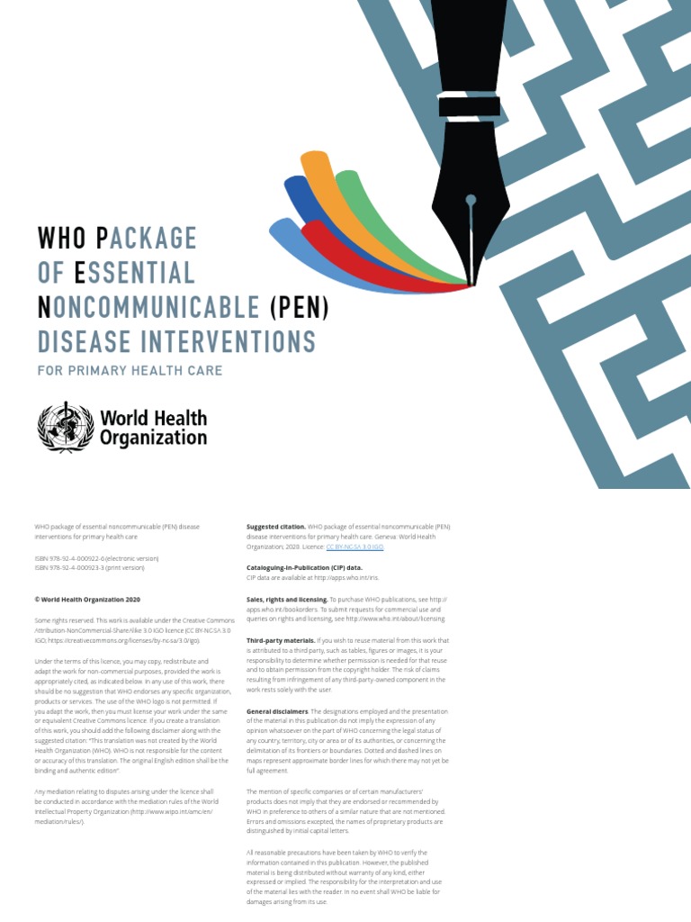 Who Pen 2020 | PDF | Non Communicable Disease | Preventive Healthcare