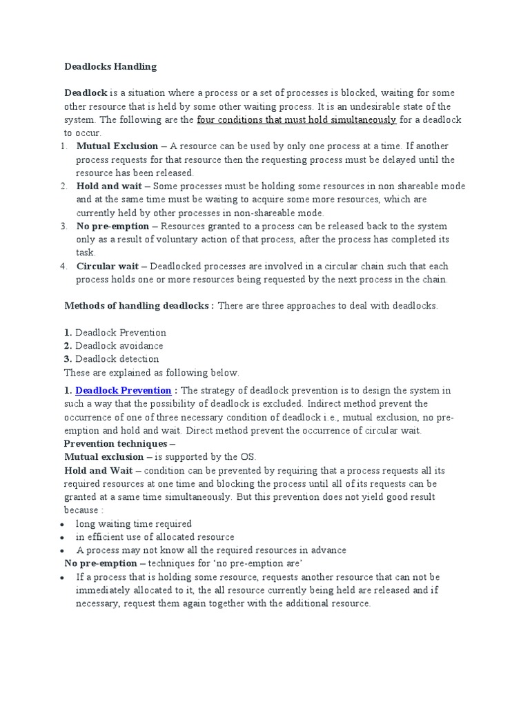 Handling Deadlocks | PDF | Database Transaction | Computer Data