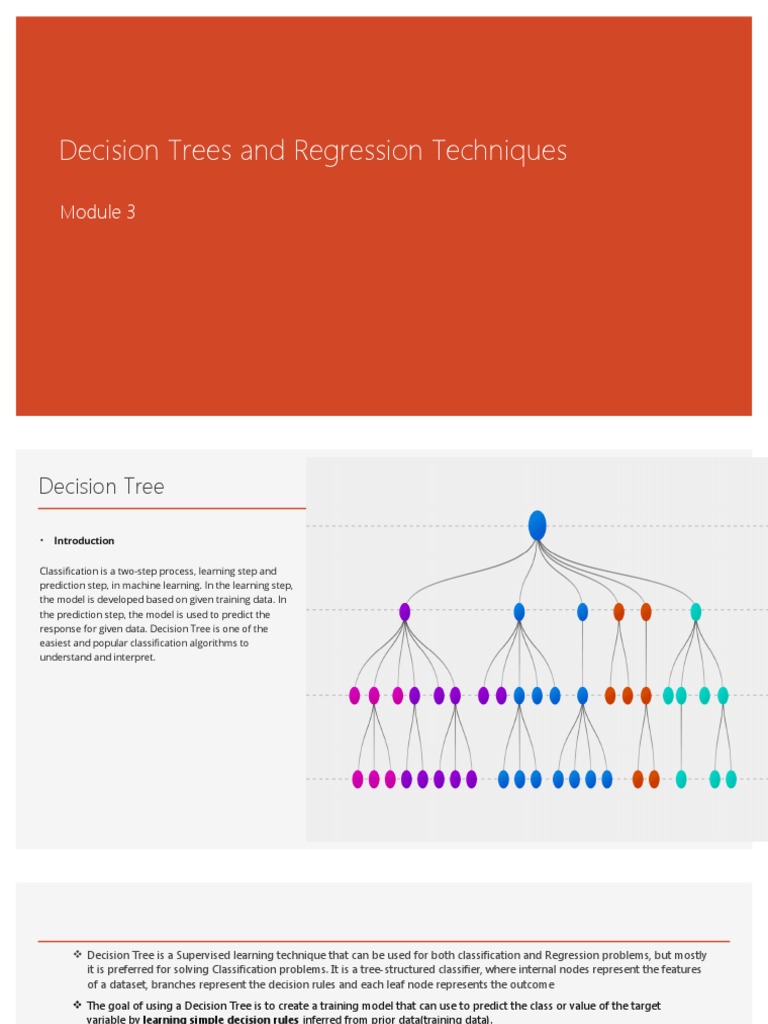 Decision Trees and Regression Techniques | PDF | Statistical ...