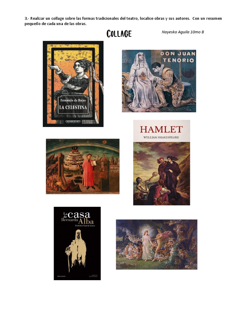Collage Obras de Teatro | PDF
