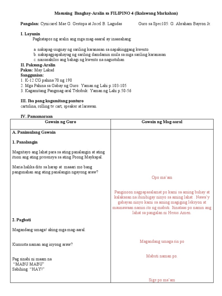 Final Panitikan DLP | PDF