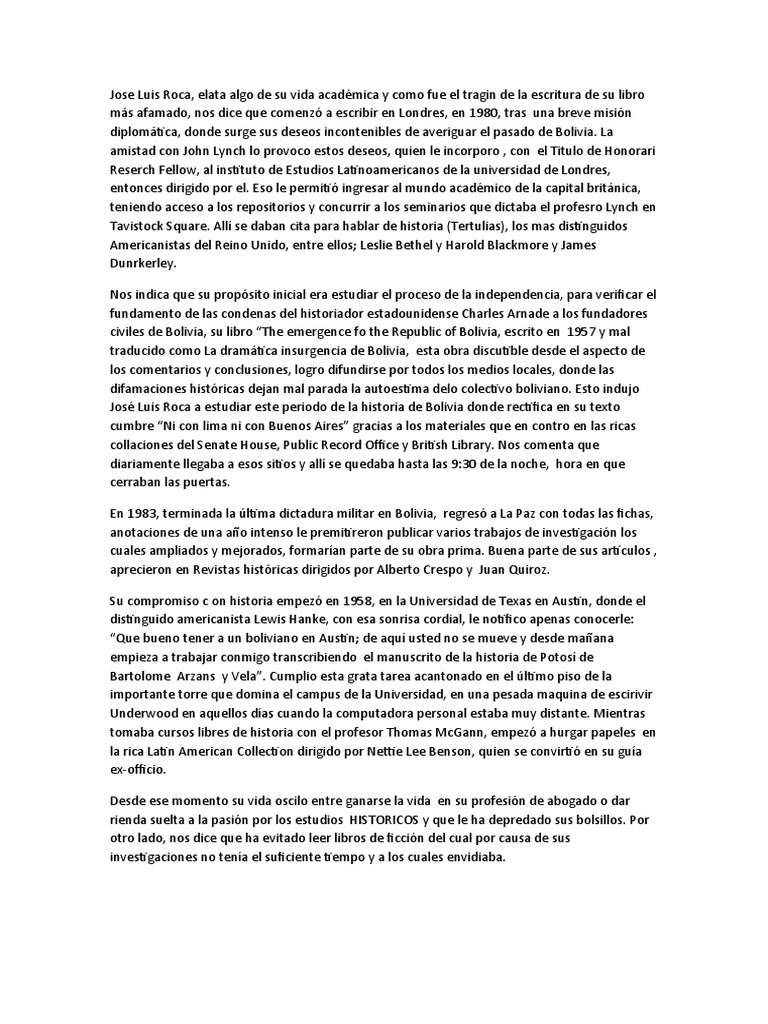 Jose Luis Roca | PDF