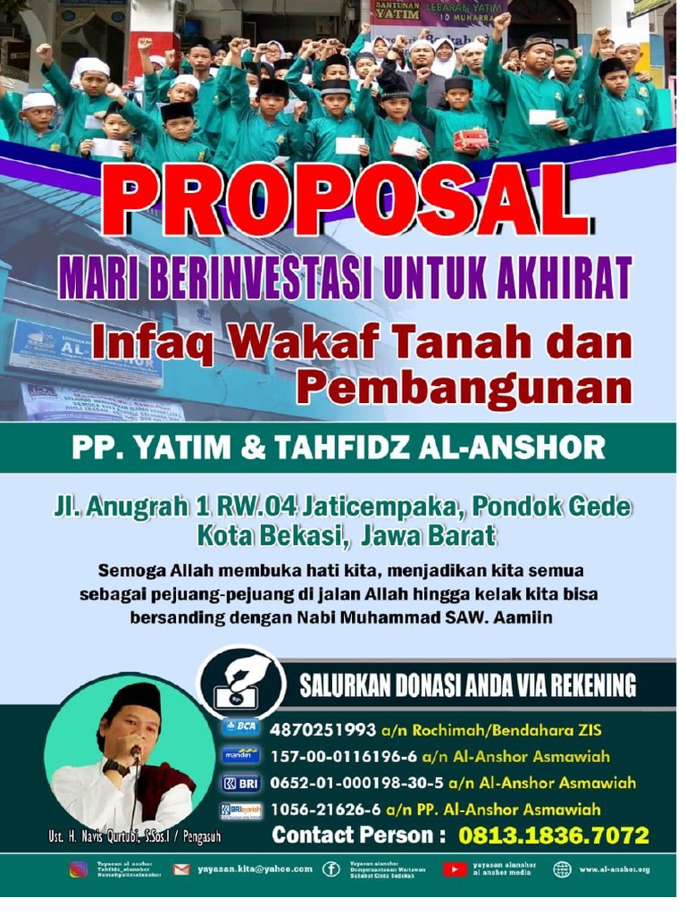 Proposal Pembangunan Asrama Santri 2021 | PDF
