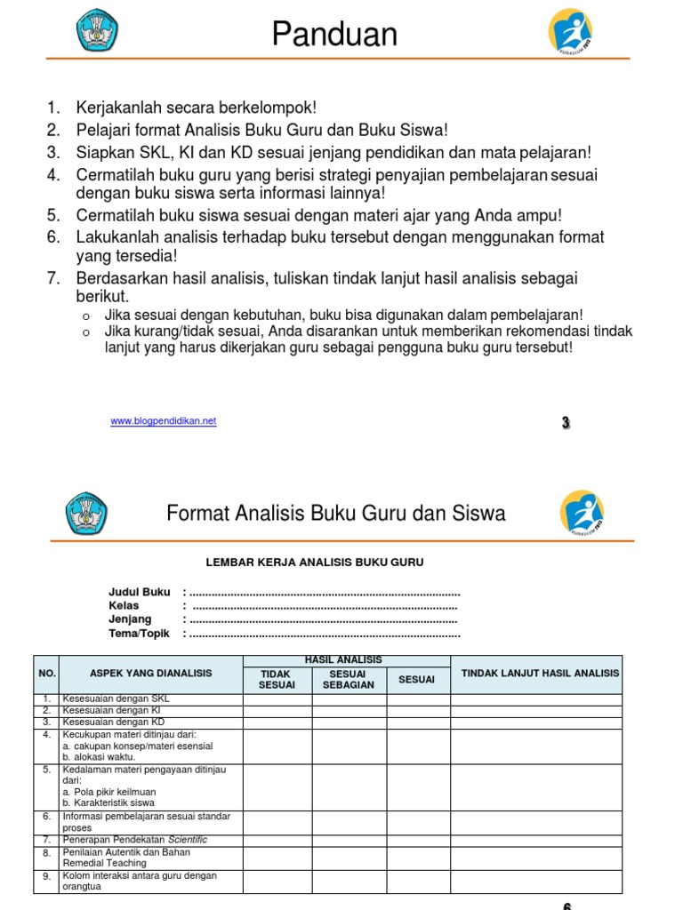 Panduan Analisis Buku Guru dan Siswa | PDF | Karier & Perkembangan