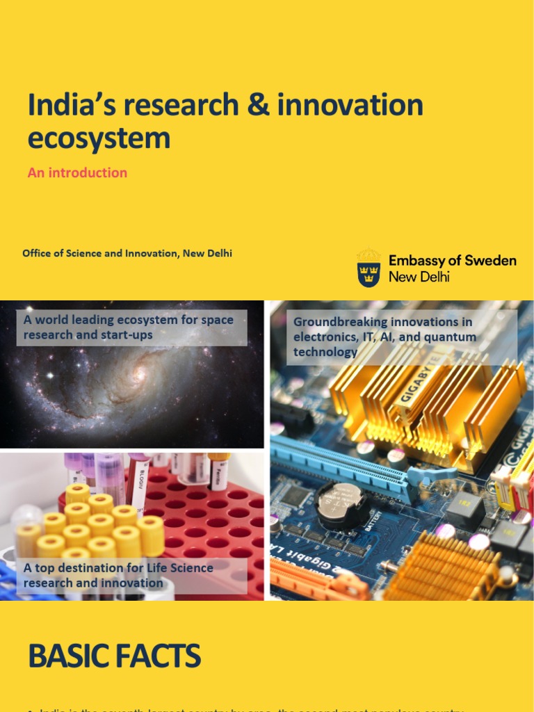 Indias Research and Innovation Ecosystem | PDF | Startup Company | Small Business & Entrepreneurs
