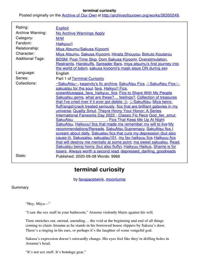 Terminal Curiosity | PDF