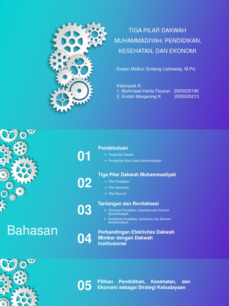 Kel 9. Tiga Pilar Dakwah Muhammadiyah (5a) | PDF | Karier & Perkembangan