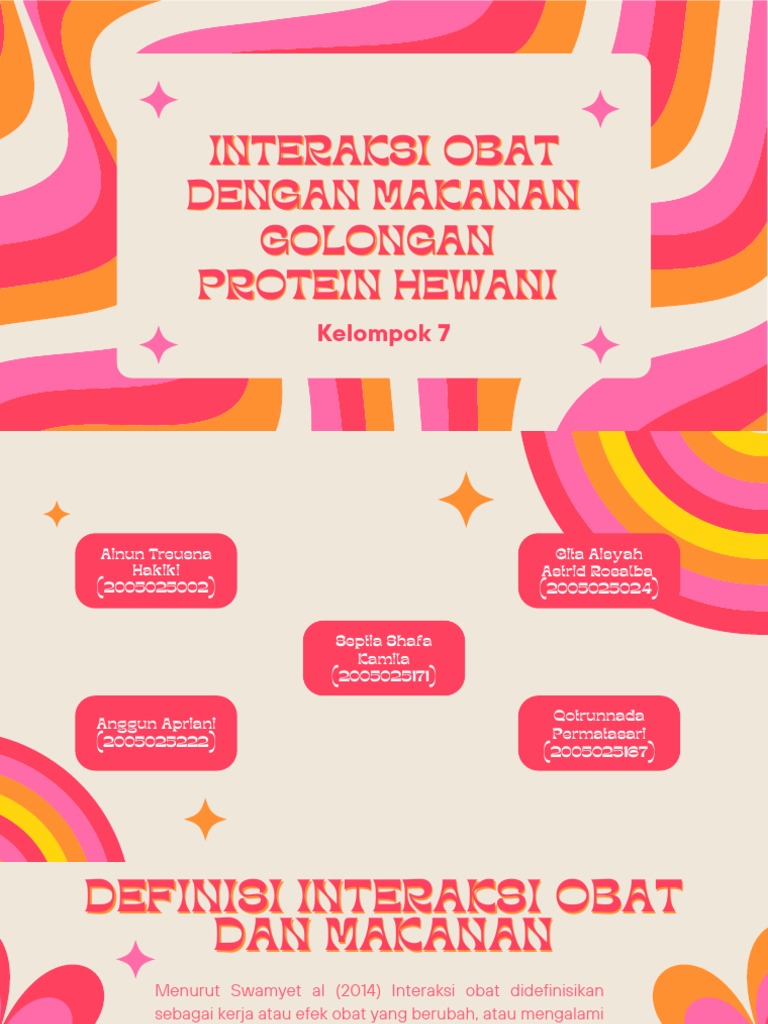 Interaksi Obat dengan Protein Hewani | PDF | Kesehatan Holistik