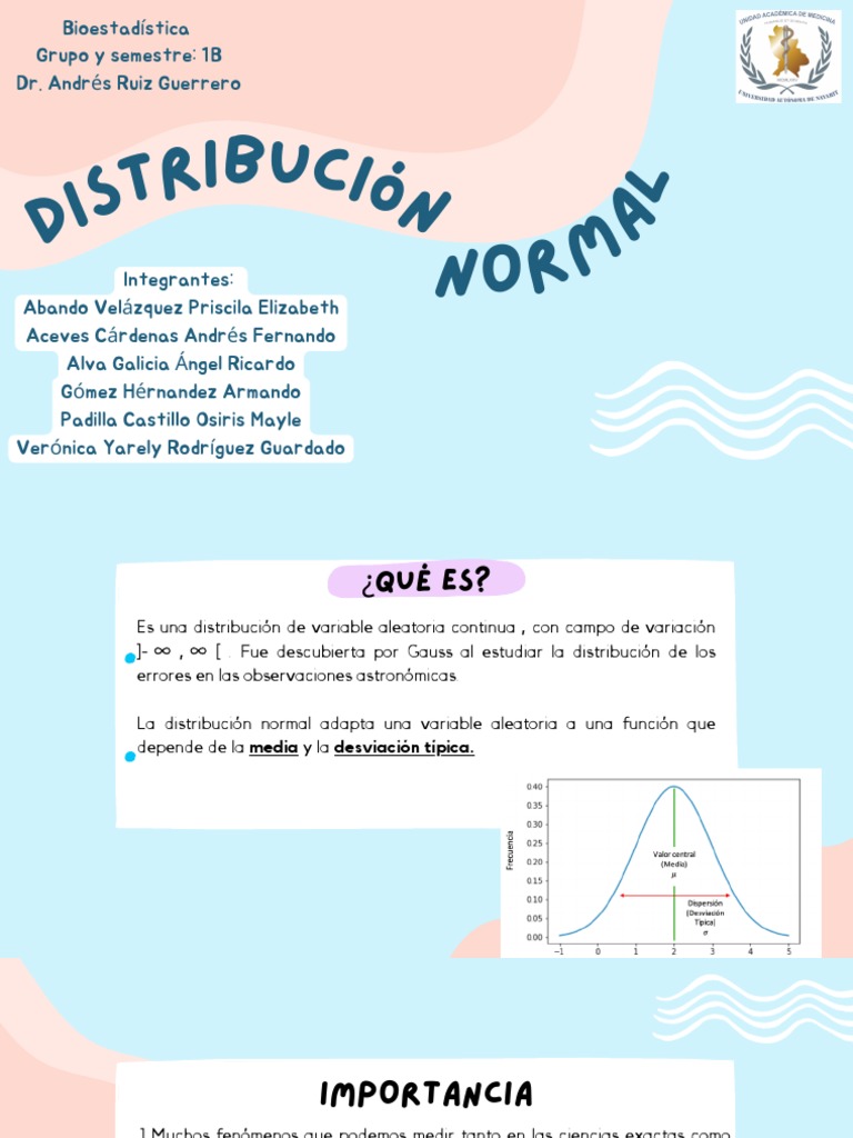 Distribución Normal | PDF | Distribución normal | Probabilidad