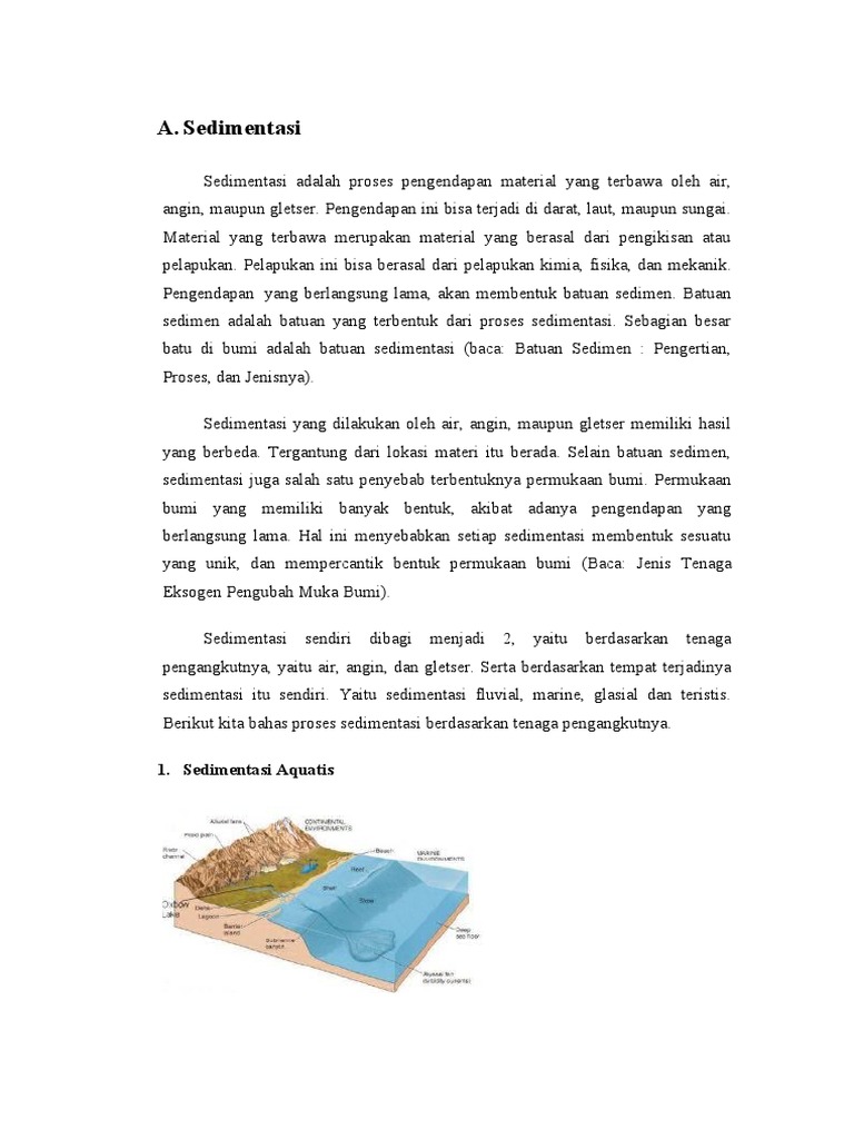 Sedimentasi, Filtrasi Aerasi | PDF