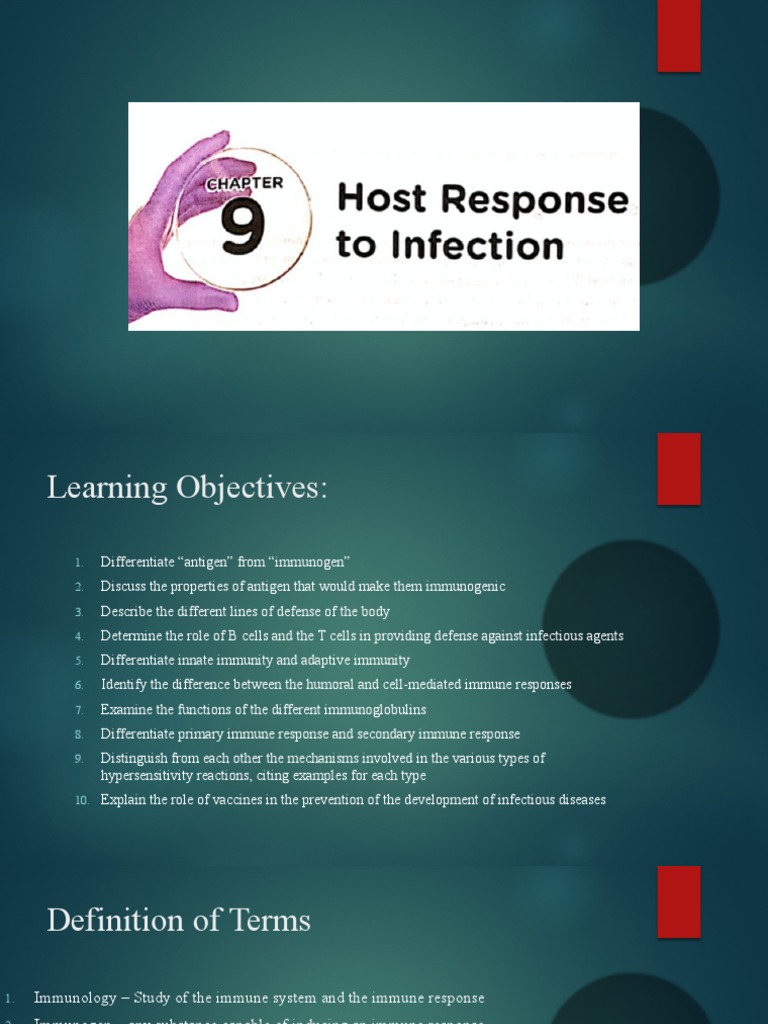 Chapter 09. Host Response To Infection | PDF | Immune System | Humoral ...