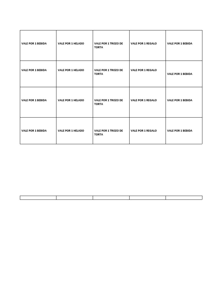 Vale Por 1 Bebida | PDF