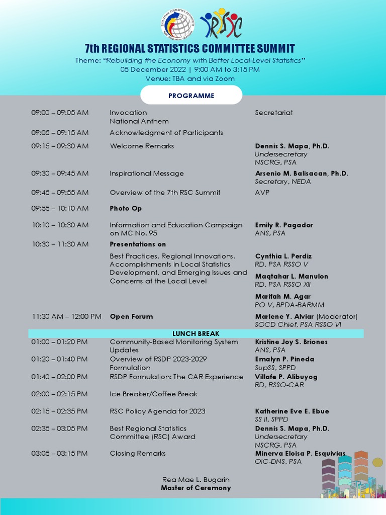 7th RSC Summit Program | PDF