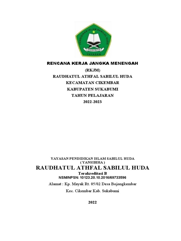 RKJM RA Sabilul Huda | PDF