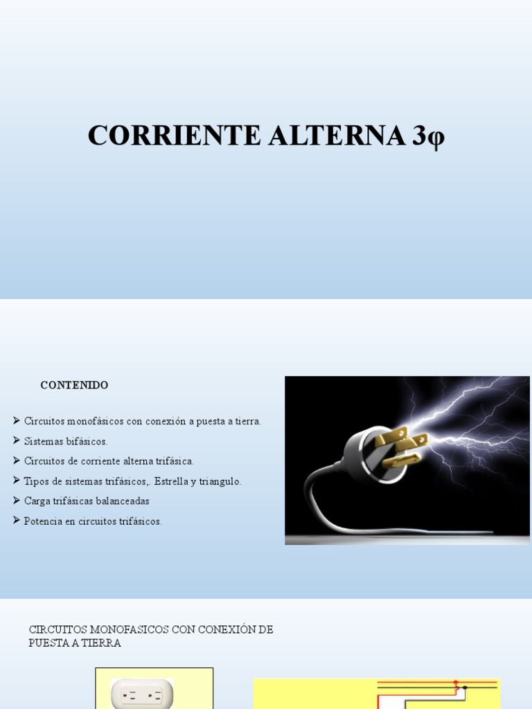 Circuitos de Corriente Alterna Trifásica | PDF | Corriente eléctrica ...