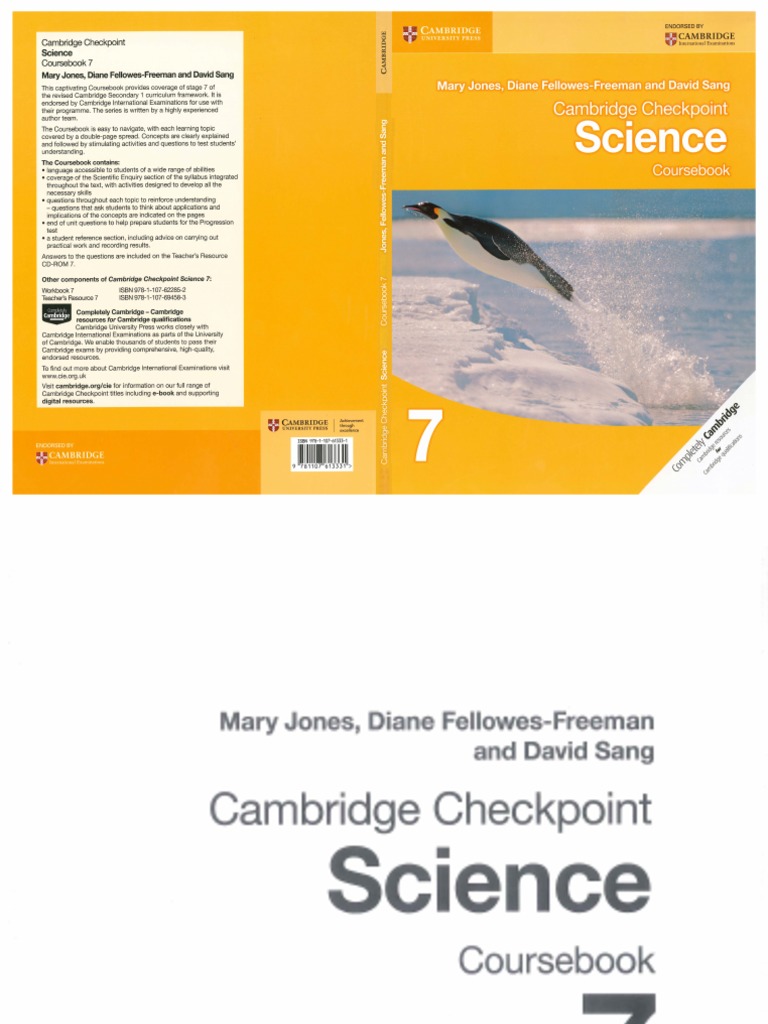 Cambridge Checkpoint Science Coursebook 7 | PDF