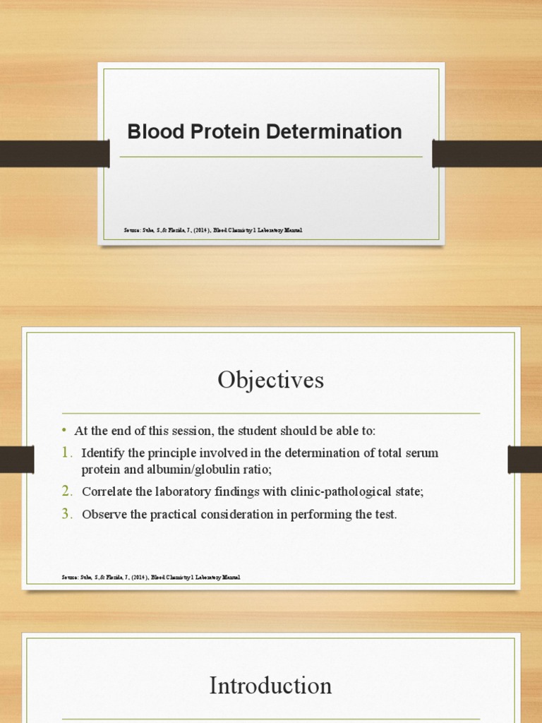 Blood Protein Analysis Methods Explained | PDF | Proteins | Physical ...