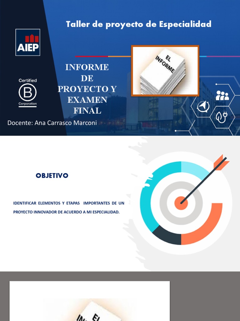 Clase 22 - Proyecto de Especialidad - Definitivo | PDF
