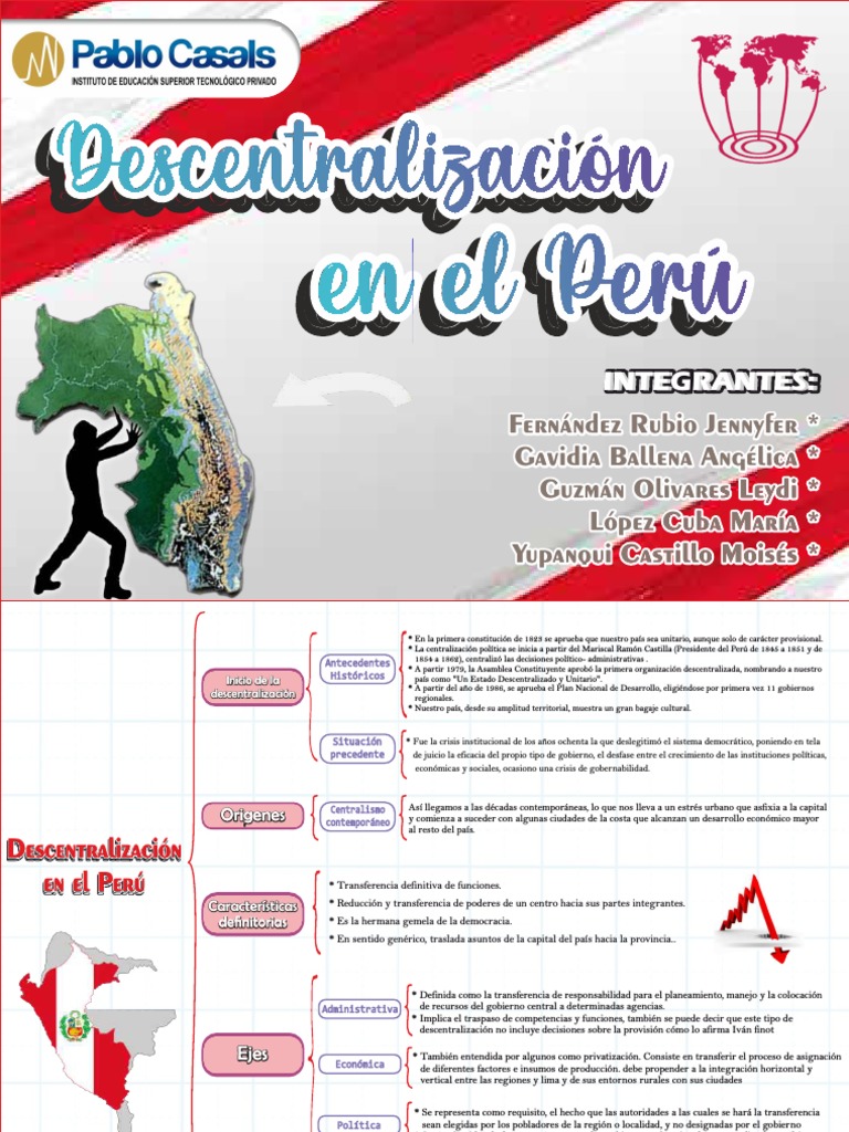 Descentralización En El Perú Pdf Perú Descentralización