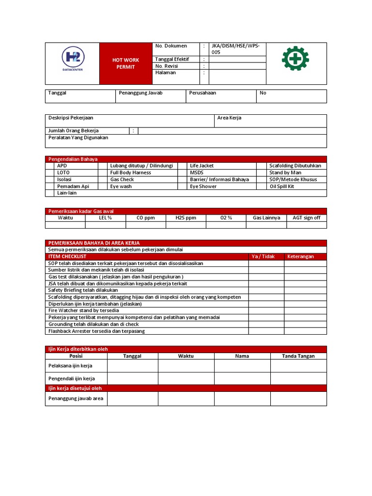 04.5-Hot Work Permit | PDF