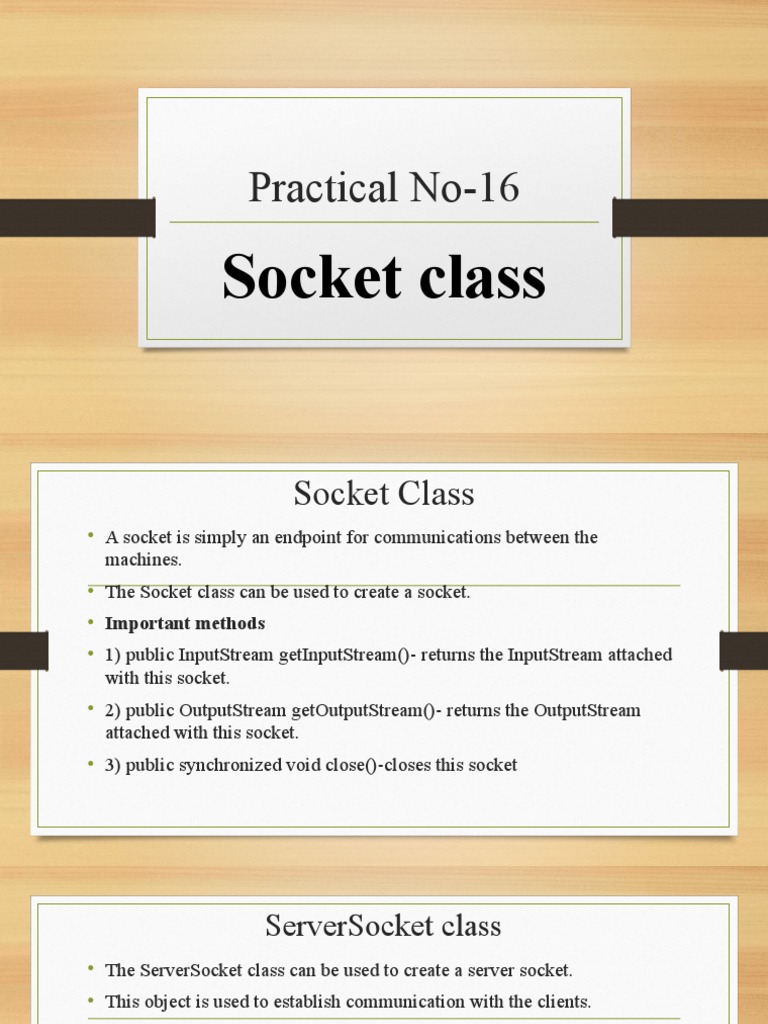 Practical No-16 | PDF | Network Socket | Port (Computer Networking)