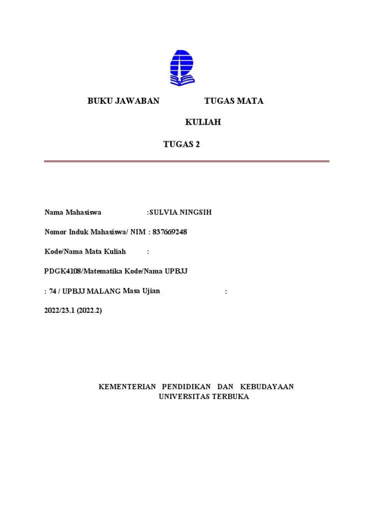 BJT - Umum - MTK Tgs 2 Sulvia | PDF