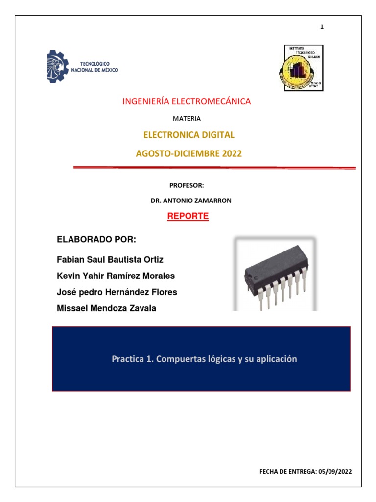 Compuertas Lógicas y Tablas de Verdad | PDF | Puerta lógica | Álgebra ...