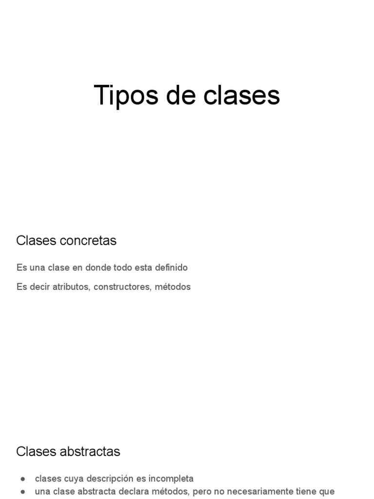 4 Clases Abstractas | PDF | Programación de computadoras | Ingeniería ...