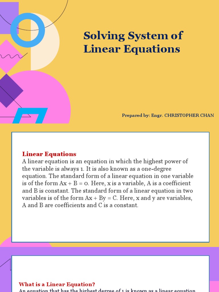 Cu 3 | PDF | System Of Linear Equations | Matrix (Mathematics)