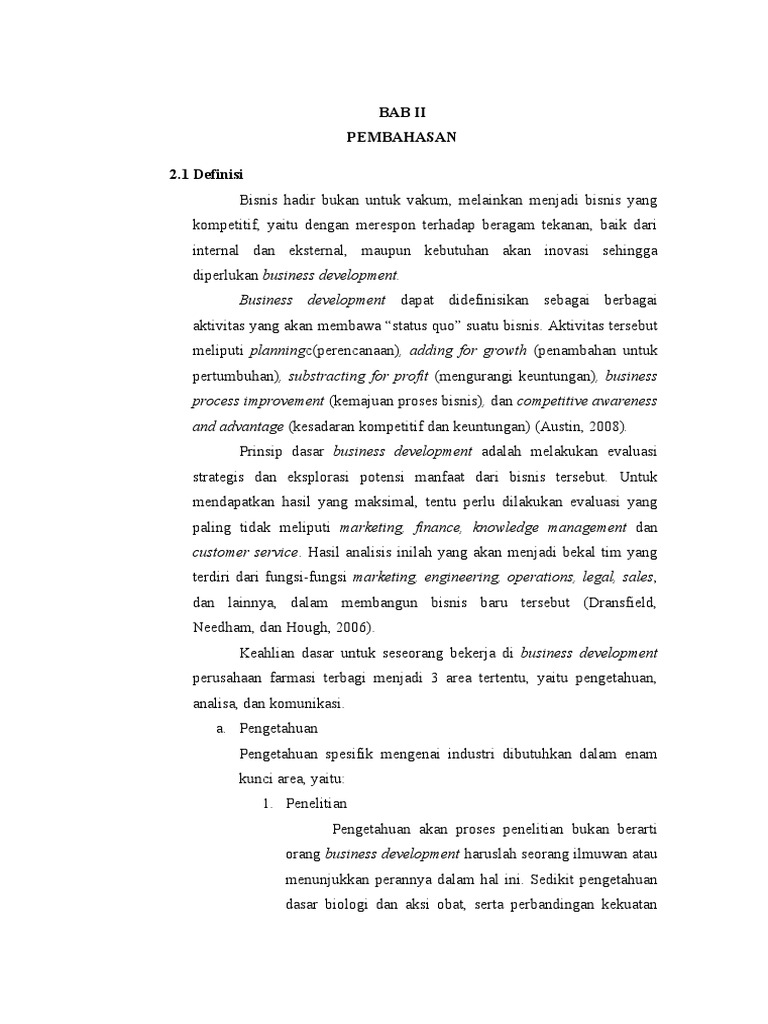 Bab Ii Makalah Farmasi Industri | PDF | Bisnis