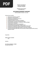 Accomplishment Report Bnap 2022 | PDF | Sanitation | Social Programs