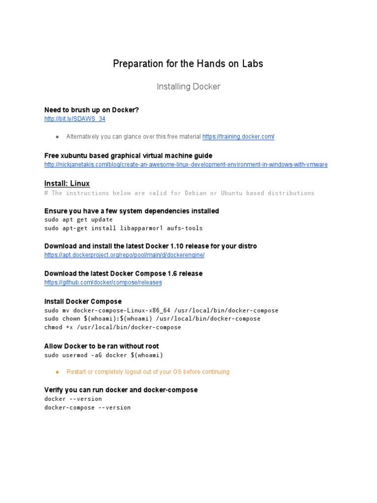 003 Installing-Docker | PDF | Computers