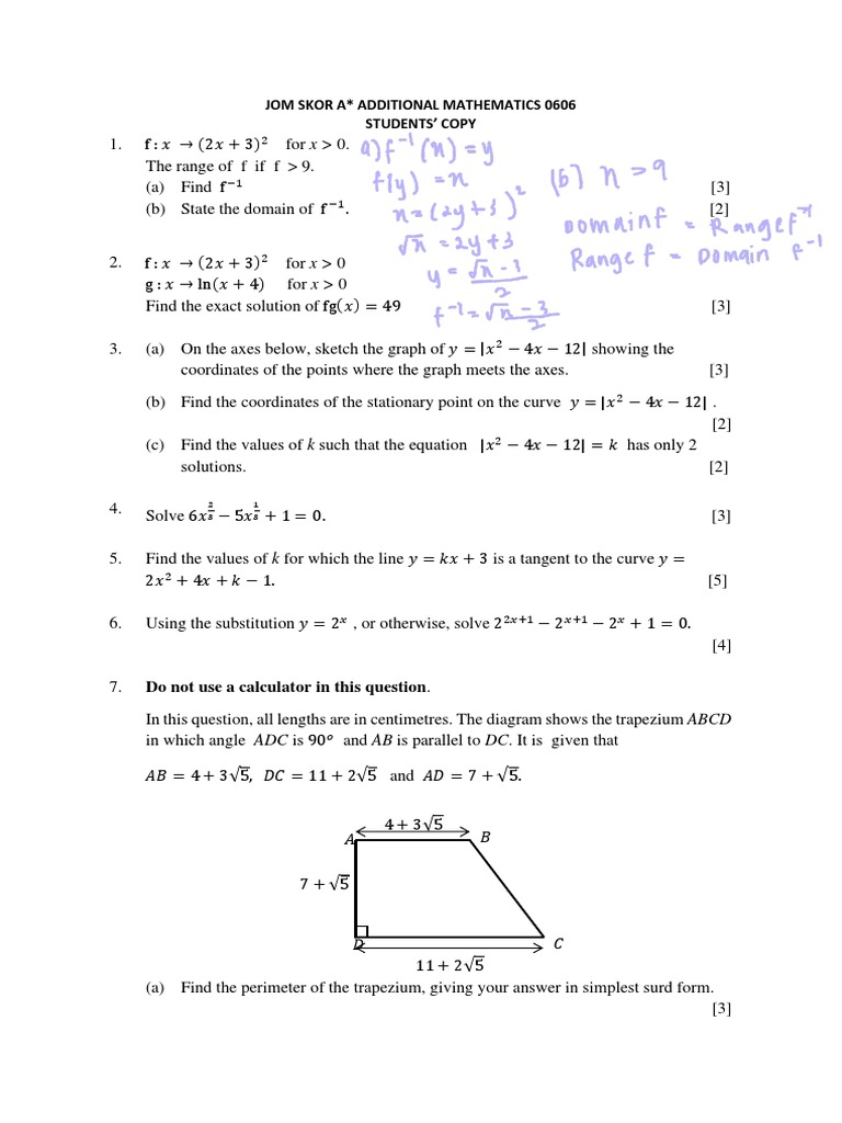Webinar 1 - Student's Copy-1 | PDF | Mathematics | Geometry