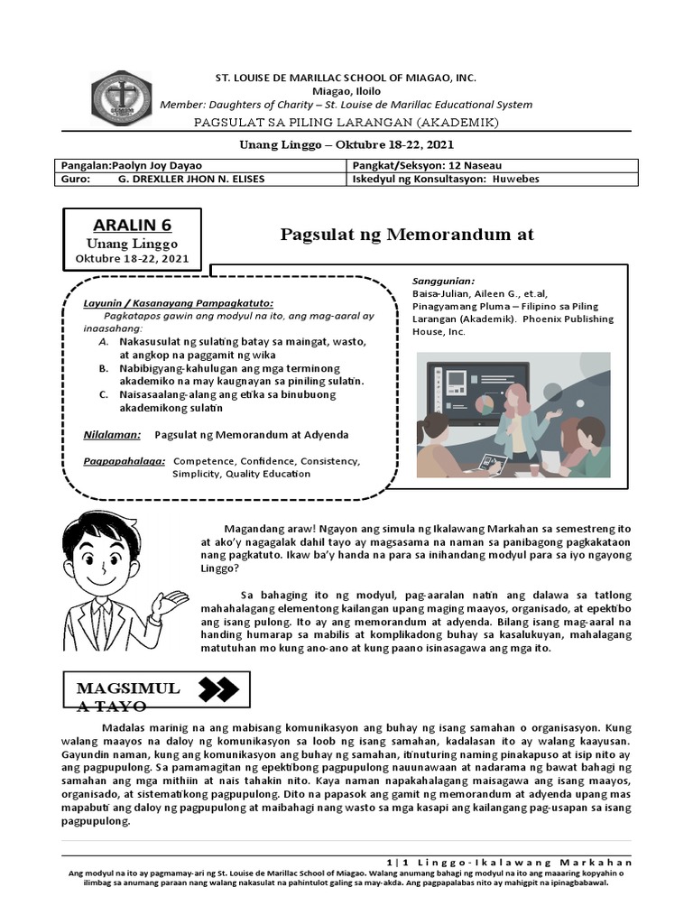 Week 1 Memorandum at Adyenda | PDF