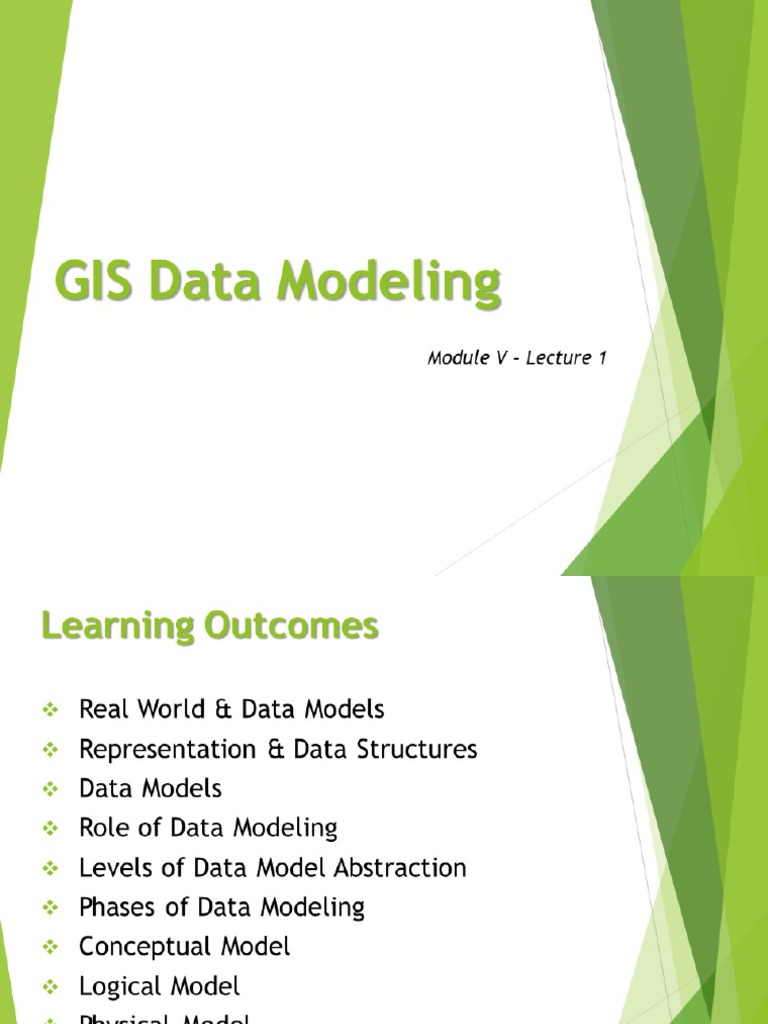 SDI Module V - GIS Data Modeling | PDF