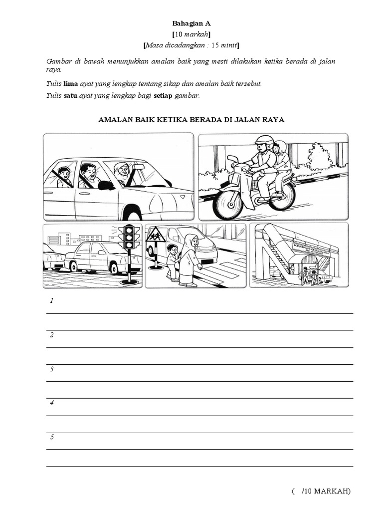 Soalan BM Penulisan Tahun 5 | PDF