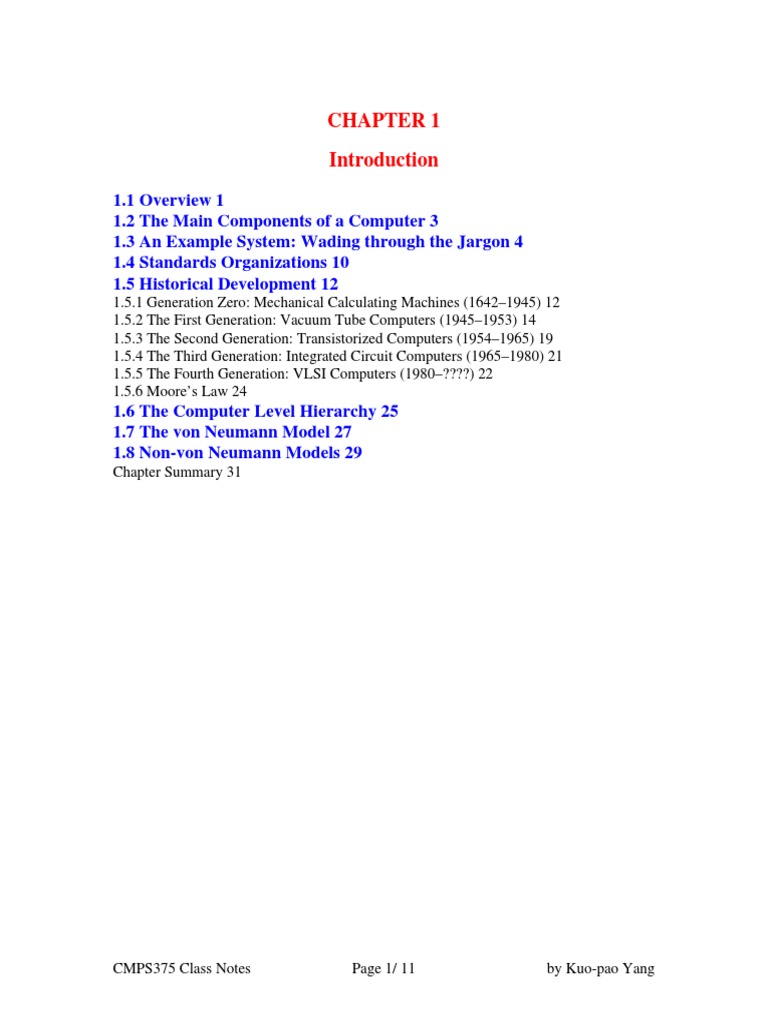 Chap 01 | PDF | Computer Architecture | Cpu Cache
