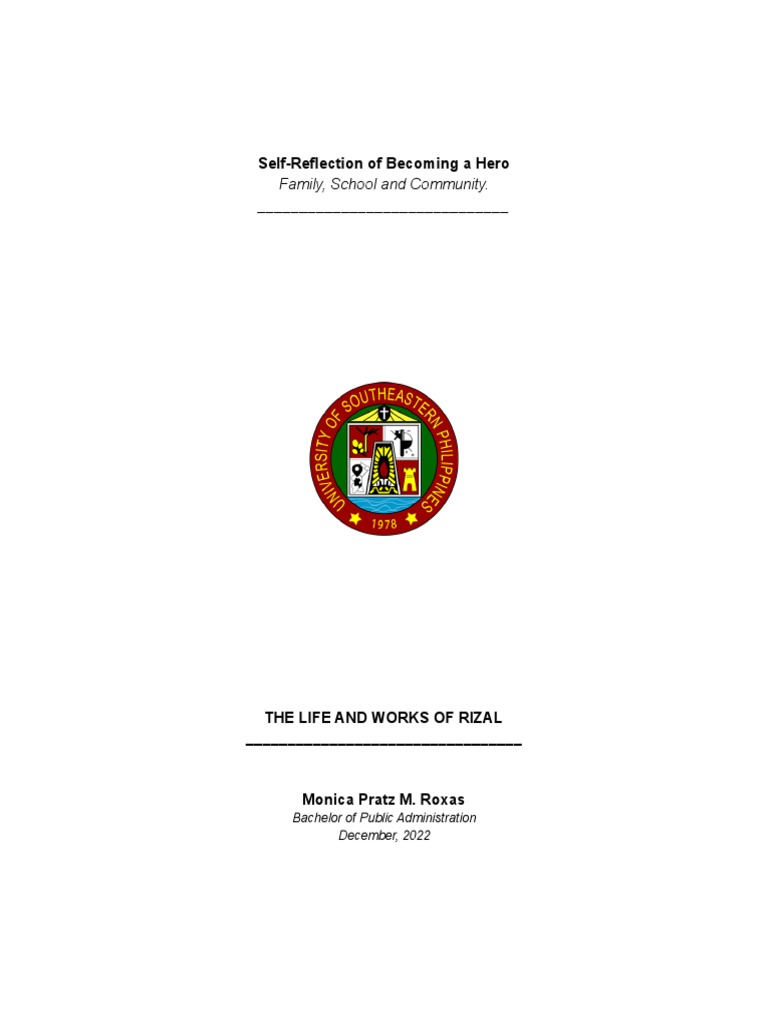 ROXAS - Self-Reflection of Becoming A Hero | PDF