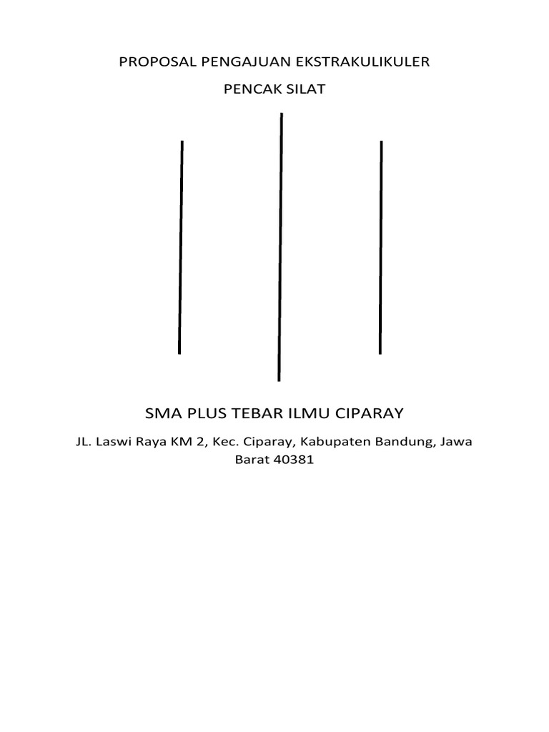 Proposal Pengajuan Ekstrakulikuler | PDF