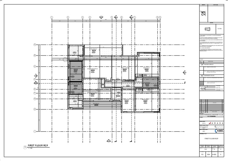 S5a - A602 - First Floor RCP | PDF | Building Materials | Structural ...