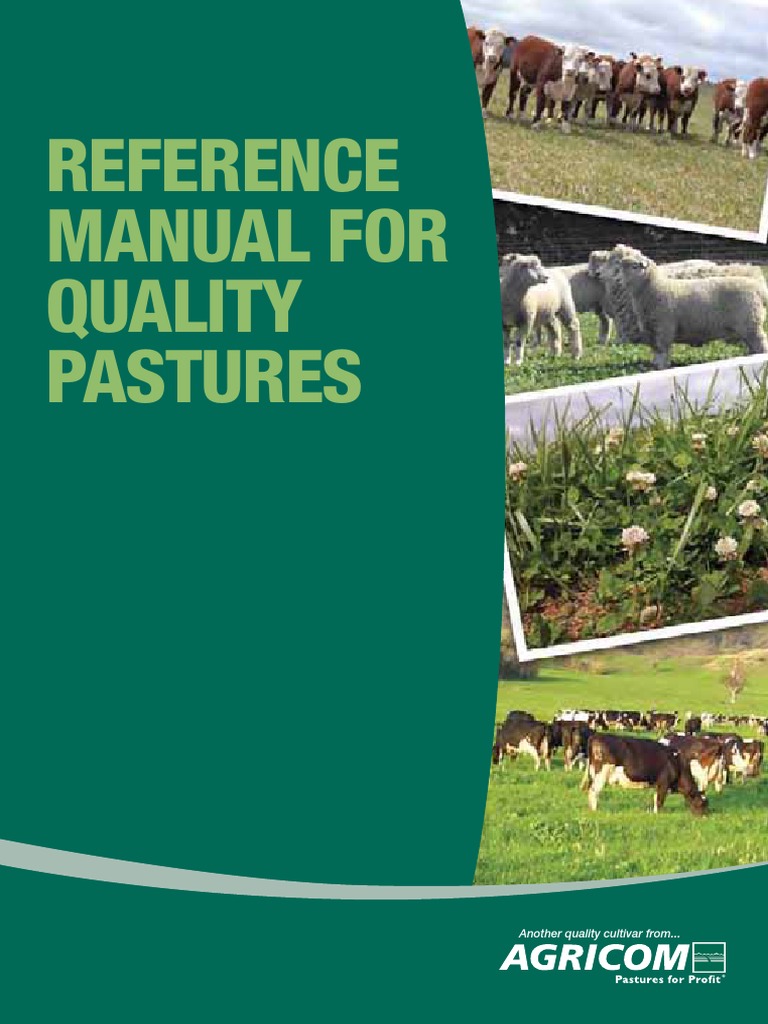 Reference Manual For Quality Pastures | PDF | Agriculture | Clover