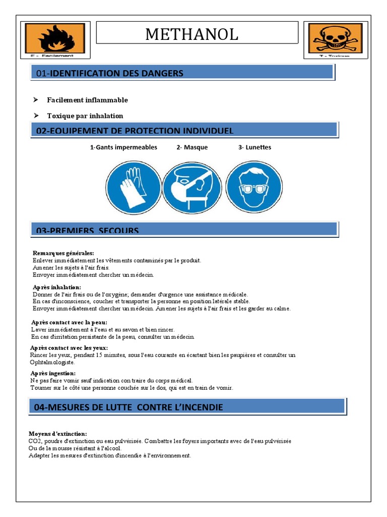 Msds Methanol | PDF