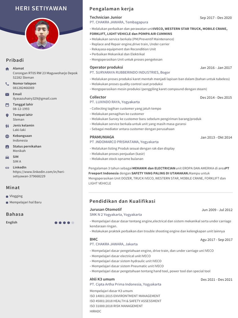 Heri Setiyawan Mechanic Files | PDF